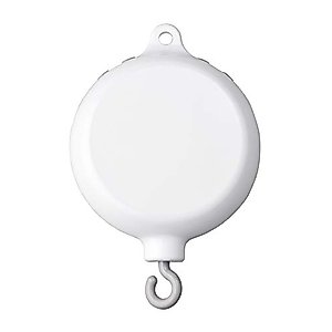 SAMYO Baby Crib Baby Bedding Battery-Operated Musical Mobile Rotary Music Box Plays 35 Tunes Volume Adjustable (Without Arm)