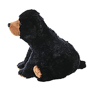 Wild Republic Black Bear Plush, Stuffed Animal, Plush Toy, Gifts for Kids, Cuddlekins 12 Inches