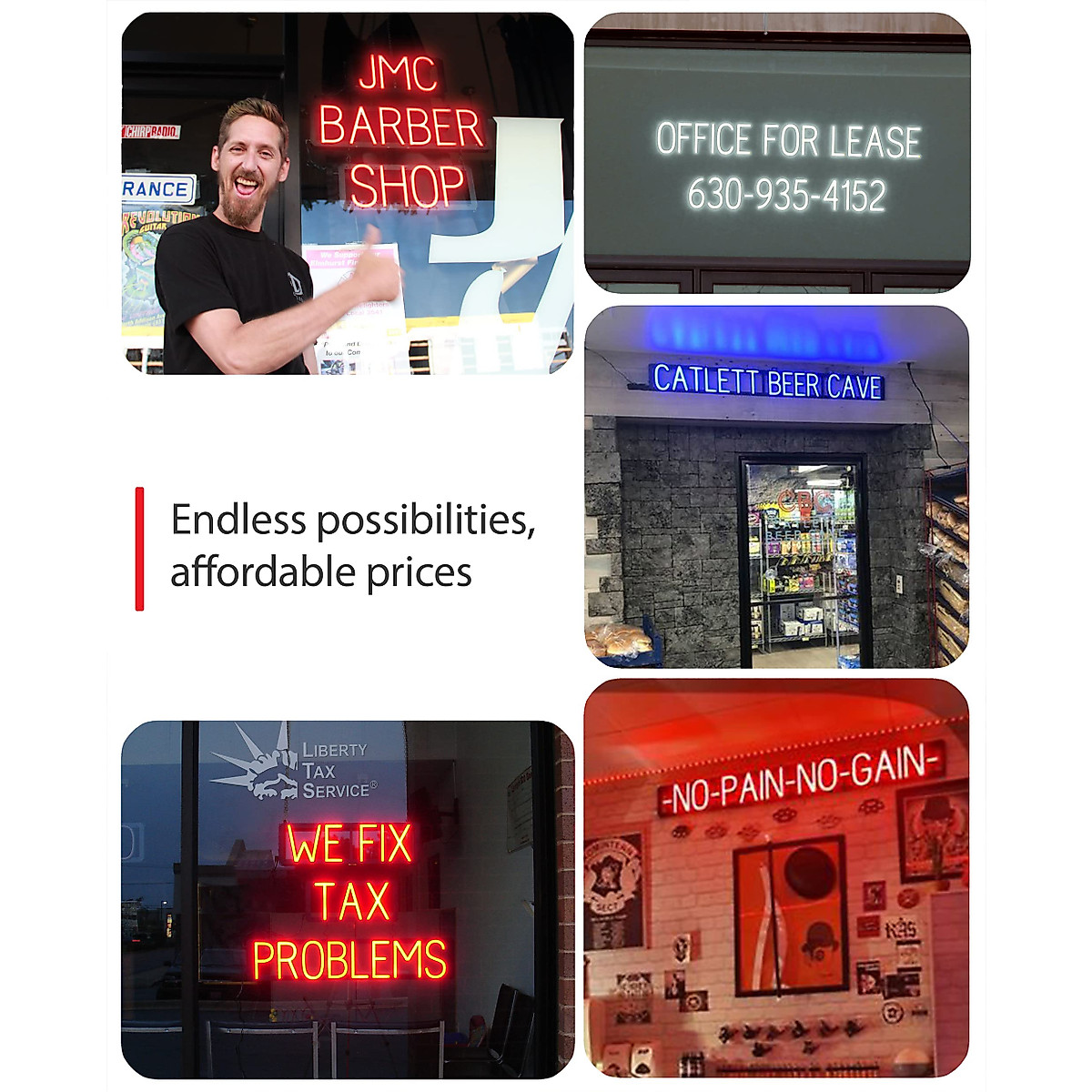 SpellBrite ATM INSIDE Sign for Business | ATM & EBT-Related Signs with Neon Look, Red LED Light | 33.2" x 6.3"