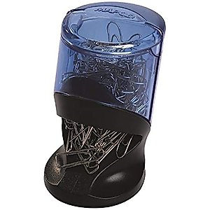 Paper Clip Dispenser Black with Approx. 100 100