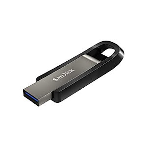 SanDisk 64GB Extreme Go USB 3.2 Type-A Flash Drive - SDCZ810-064G-G46, Metallic Bronze/Gloss Black