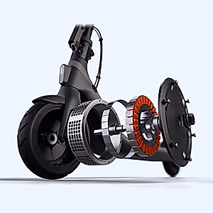 Segway Ninebot E2 Electric KickScooter- 250W Brushless Motor, Up to 15.5 Miles Range & 12.4 MPH, 8.1" Shock-Absorbing Tires, Electronic Drum Brake, Commuter E-Scooter for Adults and Teens