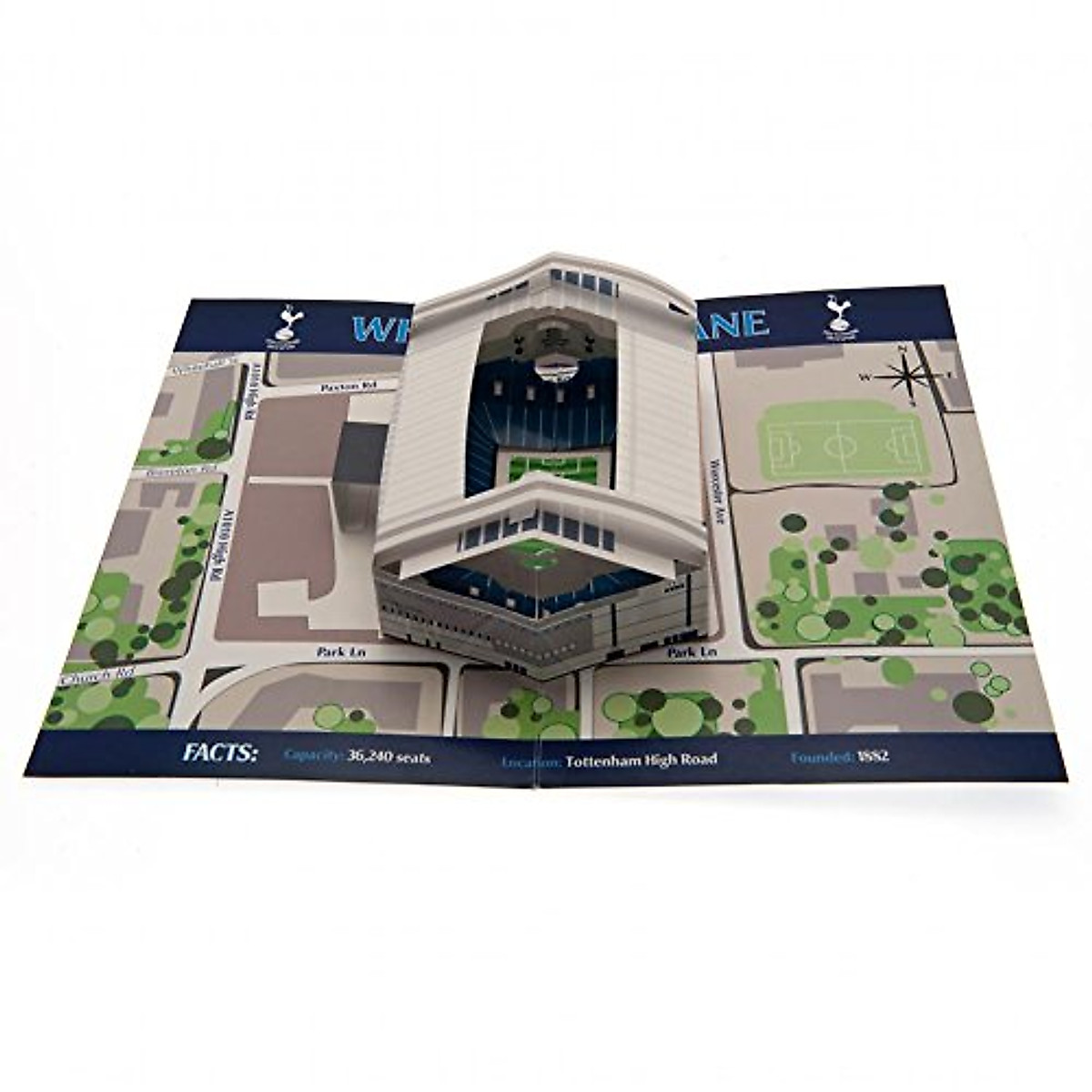 Spurs 3d Pop Up Stadium Birthday Greetings Card — 🛍️ The Retail Market