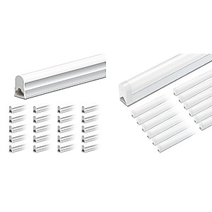 SHINESTAR 32-Pack Linkable T5 LED Shop Light 4FT, 6500K Super Bright, Shop Lights for Garage, Corded Electric with ON/Off Switch, Plug and Play