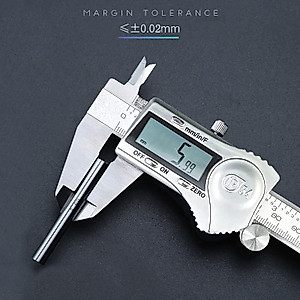 Digital Caliper Micrometer Measuring Tool - 6 Inch /150mm Stainless Steel Electronic Vernier Calipers, IP54 Waterproof Protection Accuracy Gauge Switch from Inch Metric Fraction with LCD Screen