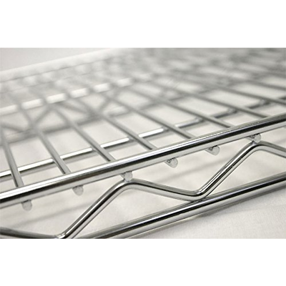 Omega 14" Deep x 72" Wide x 63" High 2 Tier Stationary Chrome Garment Rack