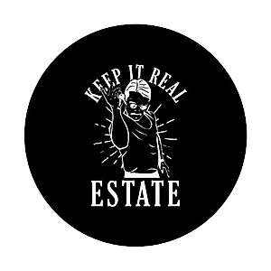 Realtor Real Estate Agent House Property Apartment Broker PopSockets Swappable PopGrip