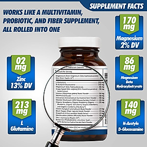 Guthealth MED TotaI Complete Full Restore - Complete Restore Revitalize - Maximum Leaky Gut Relief | Provides Total Full Restore for The Gut Lining Support Blend 90 Capsules