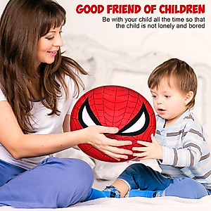 13.8 Inch Spider Plush Pillow - Super Soft Spidey Plush Stuffed Animal Toy for Movie Hero Fans, for Kids' Plush Toy Pillows, Stuffed Figure Doll for Kids & Adults with Birthday Christmas
