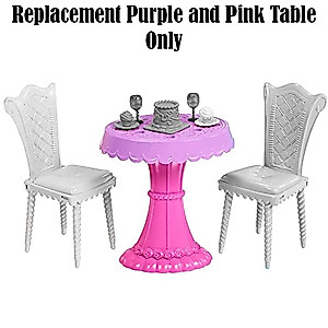 Replacement Parts for Barbie Dreamtopia Sweetville Castle Playset - DYX32 ~ Replacement Purple and Pink Table