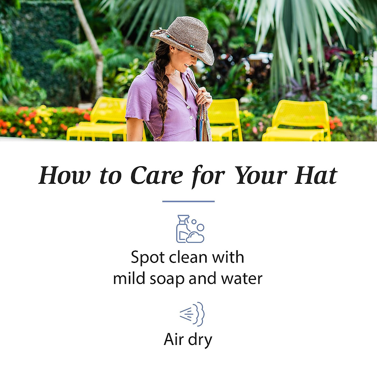 Wallaroo Hat Company Women’s Petite Catalina Cowboy – Natural Fiber, Adjustable Sizing for Smaller Crown Sizes – Trendy Chic Sun Hat for Casual All-Season Looks and Everyday Sun Protection (Mushroom)