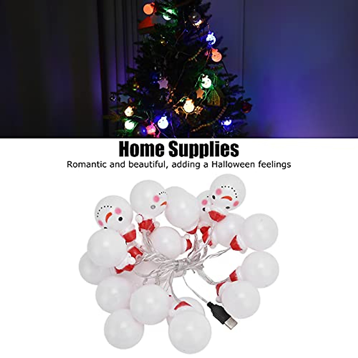 Binyalir Festival Light, Romantic and Beautiful String Lamp for Home Garden, Courtyard for Holiday Halloween