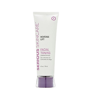 Serious Skincare Reverse Lift Collagen Based Conductive Activator Gel for Facial Toning - Compatible with All Microcurrent & RF Frequency Tools, NuFace - Skin Hydrating Formula - Glides Easily - 4 oz