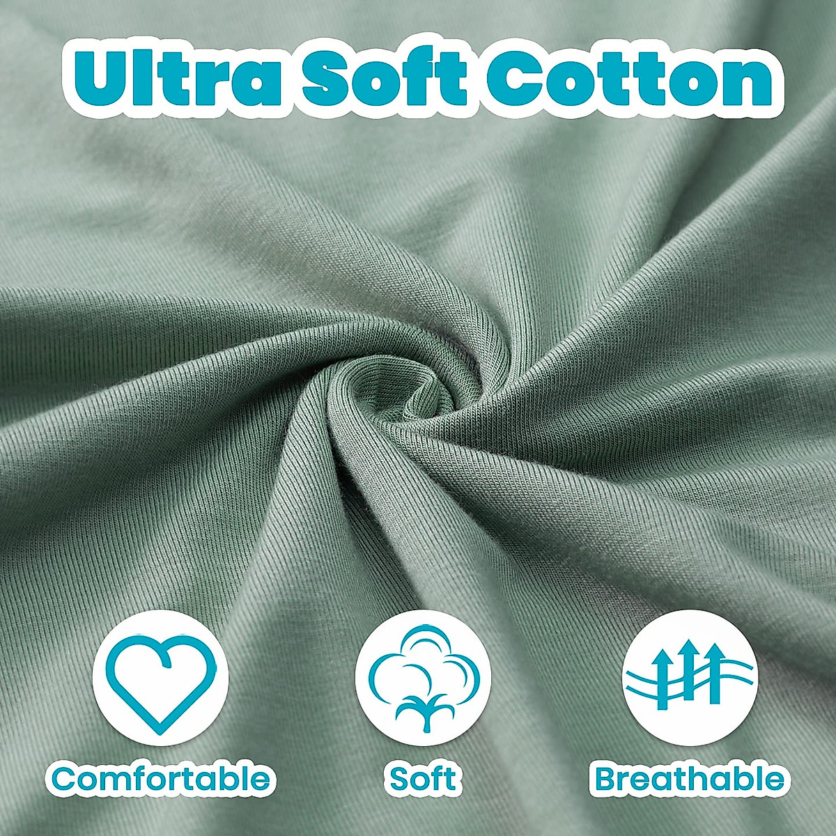 Newborn Baby Knotted Gown, Super Soft Silky Infant Sleeper, Baby Girl Sleep Gown with Mittens, Bow, Clip and Hat Set