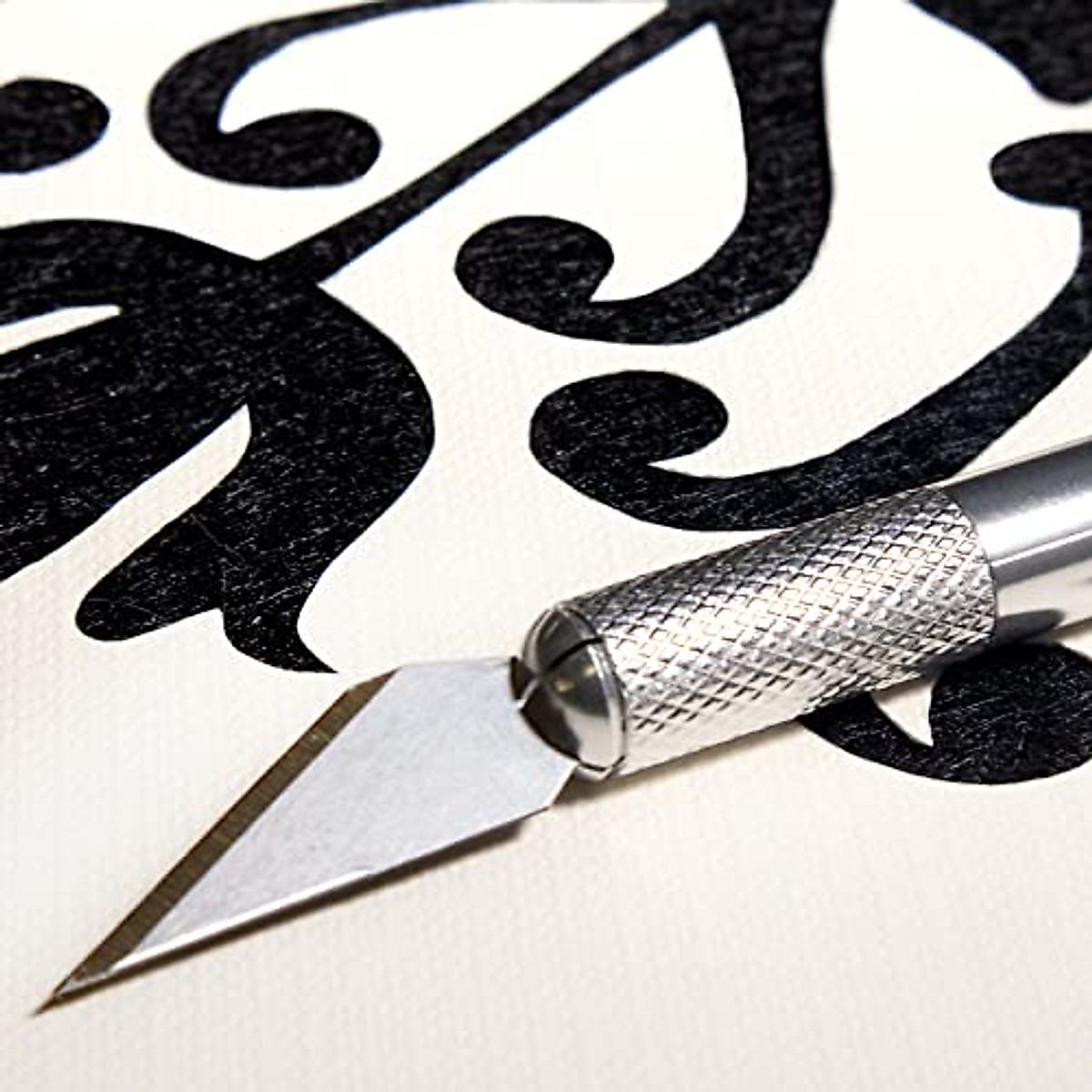 WA Portman Premium Hobby Knife Set & 100 Craft Knife Blades - 12 pc Precision Knife Set & 100 Precision Knife Blades - #11 Art Knife Blades - Craft Knife Set & 100 Craft Blades - Art Knives & Blades