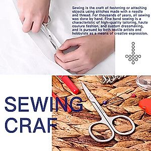 JUNING Sewing Kit with Case Portable Sewing Supplies for Home Traveler, Adults, Beginner, Emergency, Kids Contains Thread, Scissors, Needles, Measure etc