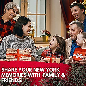 Rockefeller Center Christmas Night - New York City Christmas Ornament - Christmas Tree Ornament from Christmas in NYC Collection - Double Sided with Glitter…