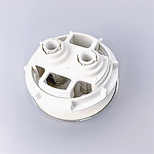 EEASSA Toilet Flush Valves Bathroom Toilet Press Flush Switch Button Closestool Round Big Dual Push Button Toilet Press Flush Switch Button,JO21013 Toilet Tank Button