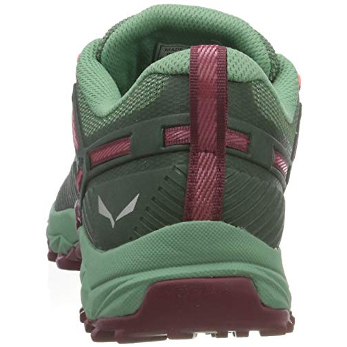 Salewa Women's WS Ultra Train 3 Trail Running Shoes, Duck Green Rhododendon, 7.5