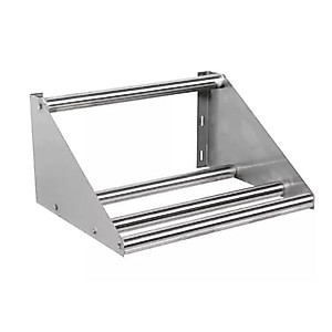 Express KitchQuip Premium Quality Stainless Steel Tubular Rack Wall Mounted Shelf – NSF Certified (22")