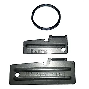 Best Glide ASE's U.S. SHELBY CO. Military Style Can Openers, P-38 & P-51 with Key Ring 2 Pack (6 piece bundle)