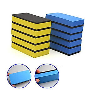 30Pcs Car Ceramic Coating Applicator Polishing Pads, Car Wash Sponge Applicator Glass Nano Coating for Car Wax Polish