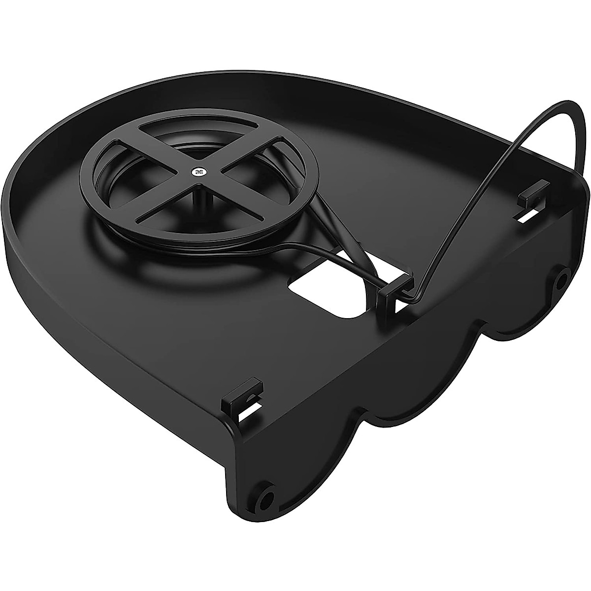 Compatible with Amazon Echo Pop Holder Echo Pop Stand Mount Echo Pop Wall Mount with Integrated Cable Management, No Screws Required, Speaker Accessories Rack (Echo Pop, Black, JT01) 2 Pieces