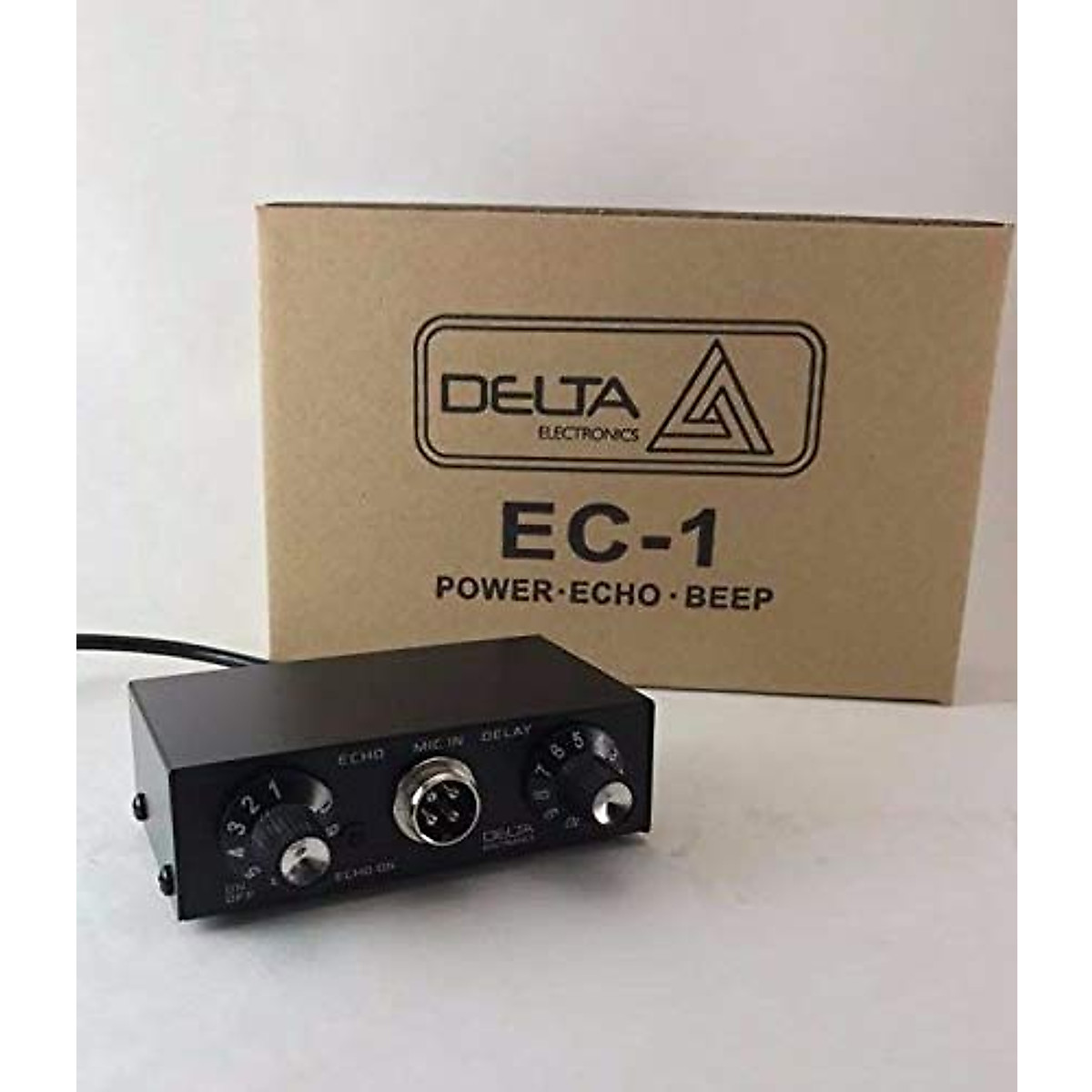 DELTA EC1 Dynamic MIC Amplifier/Echo Chamber w/Roger BEEP 4 pin Cobra CB HAM