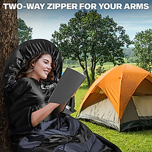 IFORREST Sleeping Bag for Adults and Teens - Cold Weather(All Seasons) Single Person Camping Bed - 40" Extra-Wide & Warm XXL