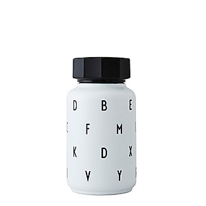 Design Letters Kids Water Bottle for School 11 Oz | Double Wall Insulated Water Bottle with Straw | Stainless Steel Vacuum Insulated Kids Straw Bottle | Leak Proof BPA-Free Flask | Reusable Tumbler
