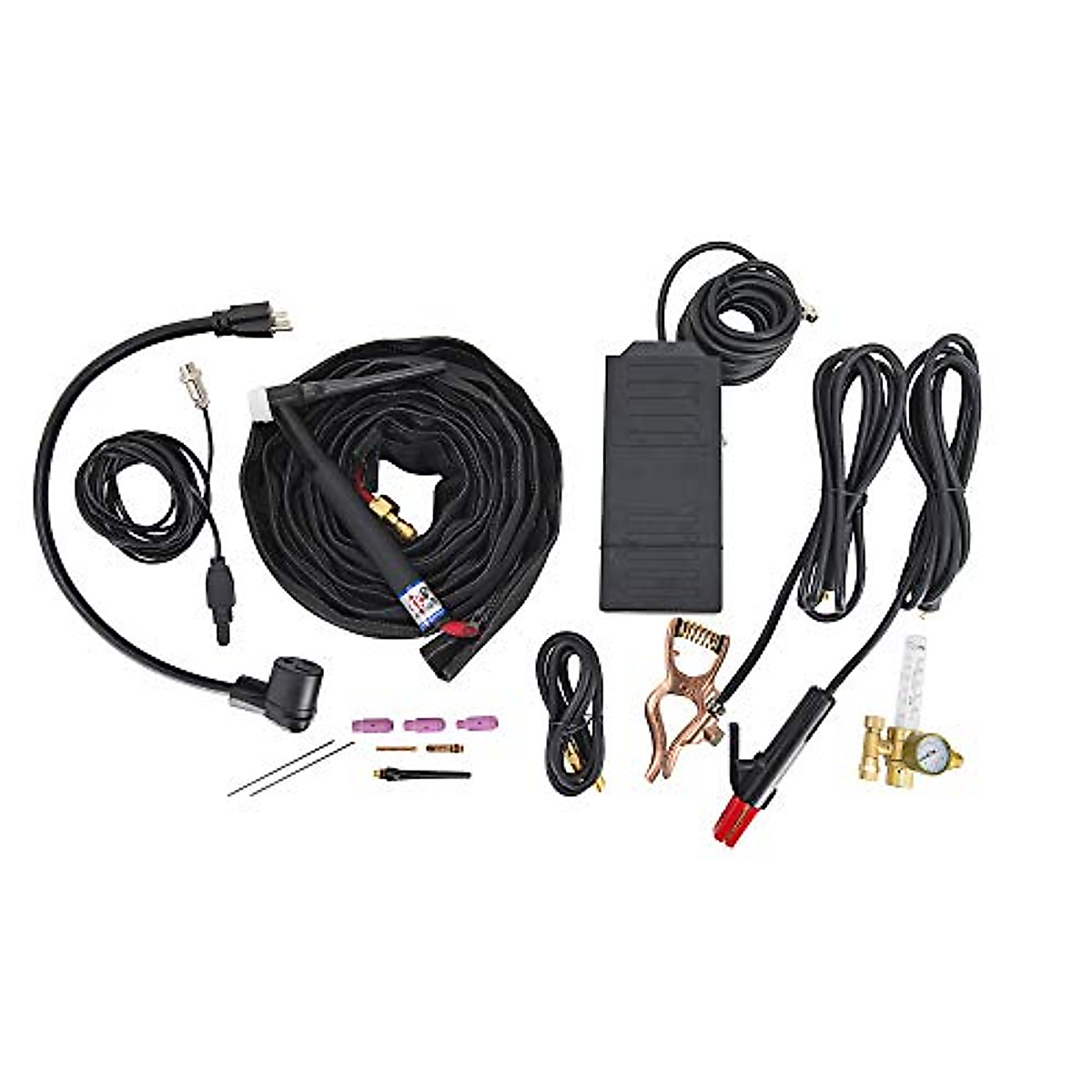 Weldpro Digital TIG 200GD AC DC 200 Amp Tig/Stick Welder with Pulse CK 17 Worldwide Superflex Torch 3 Year Warranty Dual Voltage 220V/110V welding machine