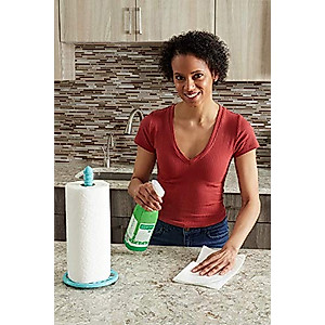 Home Basics Lattice Cast Iron Collection | Turquoise | Sleek Intricate Design | Upright Napkin Holder | Trivet | Paper Towel Holder