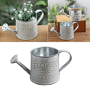 ARTIBETTER Iron Metal Jug Mental Jug Home Ornament Rustic Style Jug