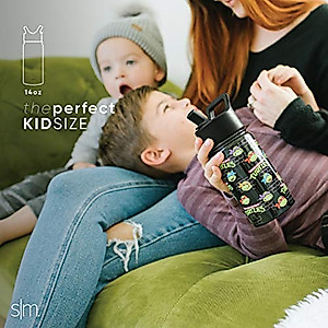 Simple Modern Paw Patrol Kids Water Bottle with Straw Insulated Stainless Steel Toddler Cup for Boys, Girls, School | Summit Collection | 10oz, Chase on the Case