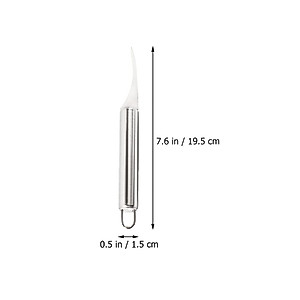 DOITOOL 4pcs Shrimp Deveiner Tool Shrimp Cleaner Knife Stainless Steel for Prawn Shelling Line Knife and Fish Cleaning Kitchen Tools Seafood Outer Shell Peeler