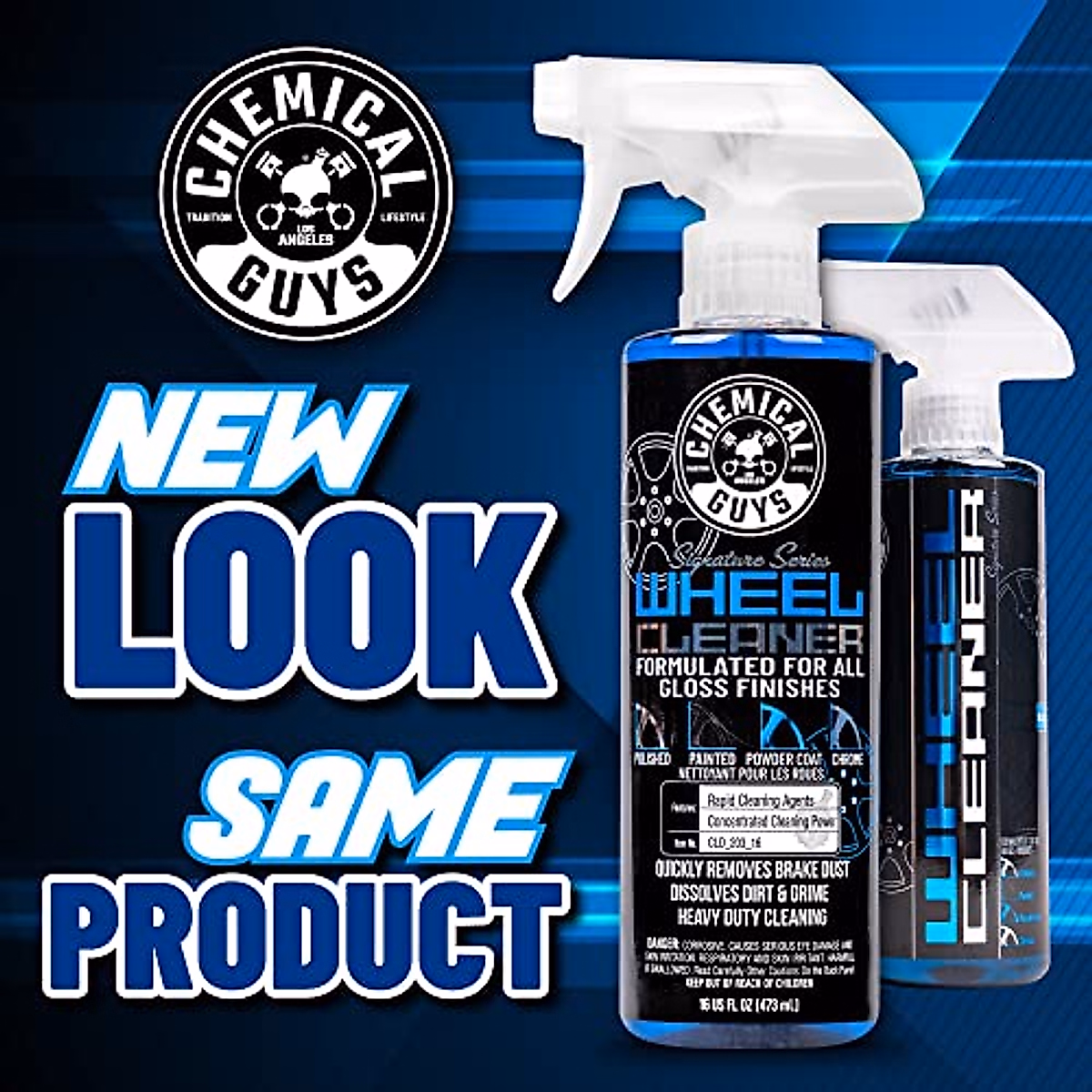 Chemical Guys CLD_203_16 Signature Series Wheel Cleaner, Formated For All Gloss Finishes, Safe for Cars, Trucks, SUVs, Motorcycles, RVs & More 16 fl oz
