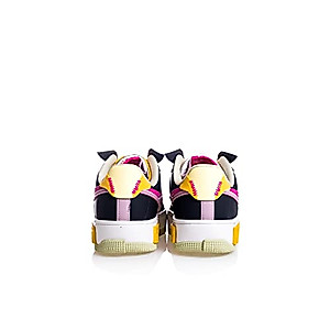 Nike Women's Air Force 1 Fontanka MC Leather Trainers, Off Noir Pink Prime, 7