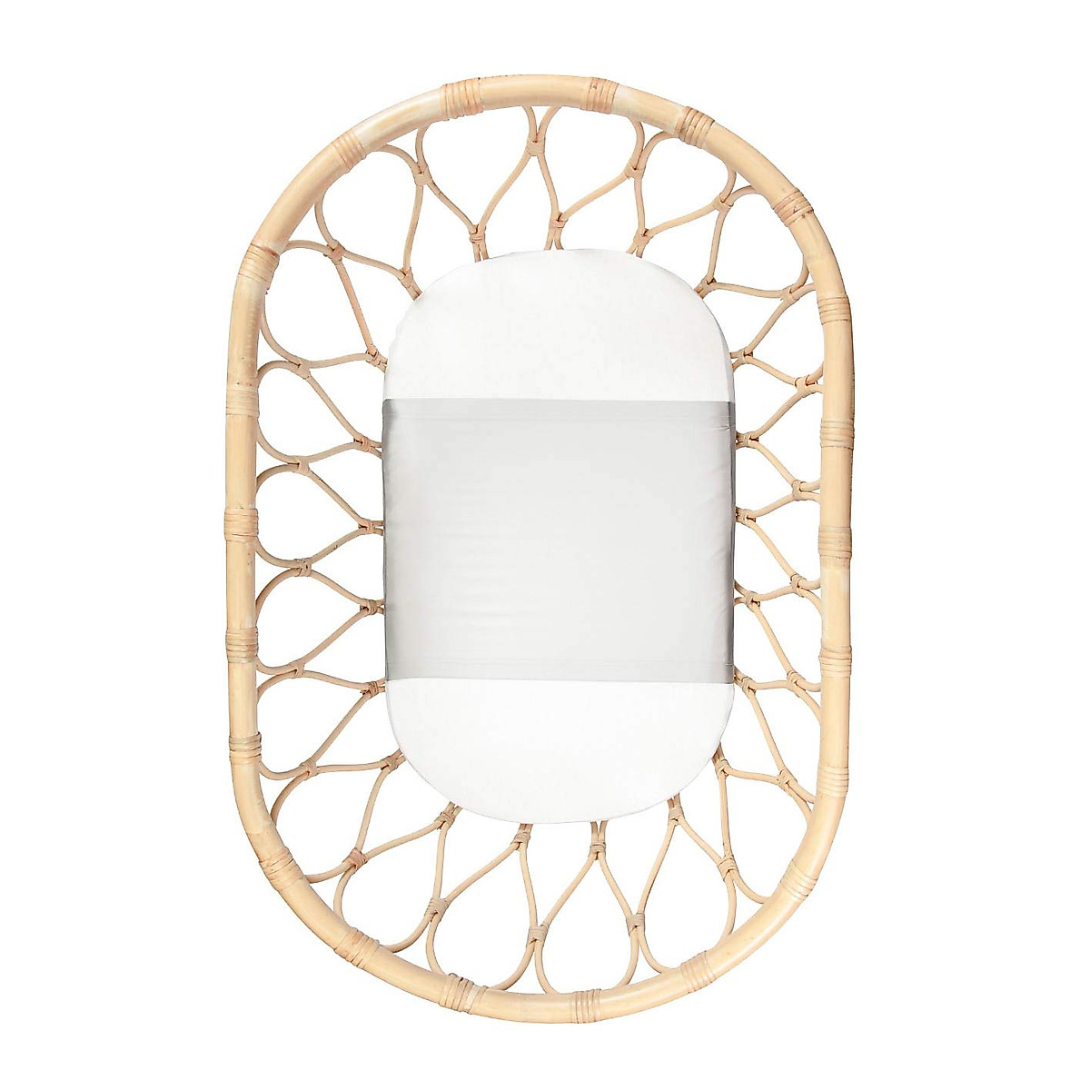 SLEEPY SILK - Baby Silk Bassinet Sleeve | Silk Bassinet Sleeve for Baby Hair Loss | Silk Baby Bassinet Bedding in 25 Momme Mulberry Silk | SIDS Safe Silk Bassinet Slip for Baby | Dove Gray