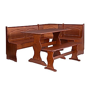 Linon Home Linon Chelsea Walnut Kitchen Nook