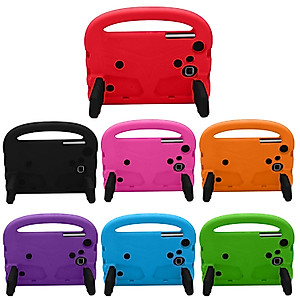 UUcovers Kids Case for Samsung Galaxy Tab A 7.0 2016 (SM-T280/T285), Tab 4 7.0/Tab 3 7.0 (SM-T230/T210/P3200), Tab E/Tab 3 Lite 7.0 (SM-T110/T113) EVA Foam Shockproof Cover with Stand Handle, Green