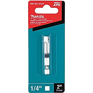 Makita E-01579 Impact XPS™ 1/4" Square 2" Socket Adapter