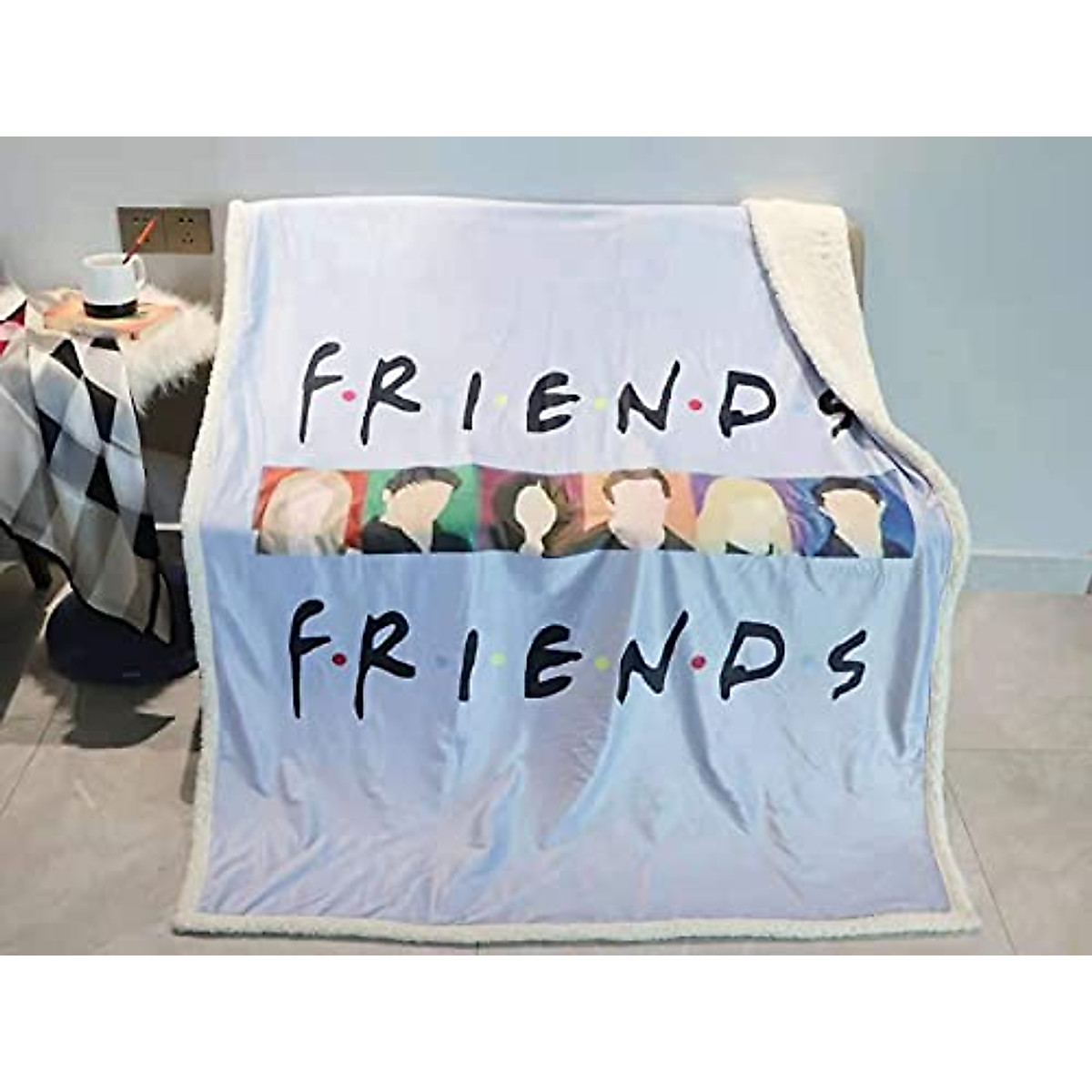 LOVINSUNSHINE Friends Tv Show Sherpa Blanket The Office Gifts for Women Tv Show Blankets Friends Tv Show Blanket Friends Tv Show Merchandise Blanket Throw Friends TV Show Gift Blanket 60x80