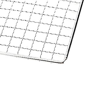 Multipurpose Stainless Steel Baking Wire Mesh Grill Bbq Net Mesh Barbecue Racks Picnic Tool for Family Gatherings, Garden Parties, Picnics