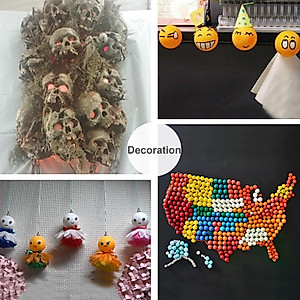 meizhouer Colored Ping Pong Balls: 20 Pack 3 Star 40mm Table Tennis Balls for Outdoor Training Yard Party Kids Game Cat Dog Ferret Toys (Pack of 20)