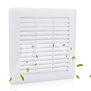 WKZO S97017068 Bathroom Ceiling Fan Grille with Springs Replacement Parts for Bath Fan Fits Models 690 693 VC305C3N VC307C2N 695 and 696N Ventilation Fan - Plastic Grille Cover