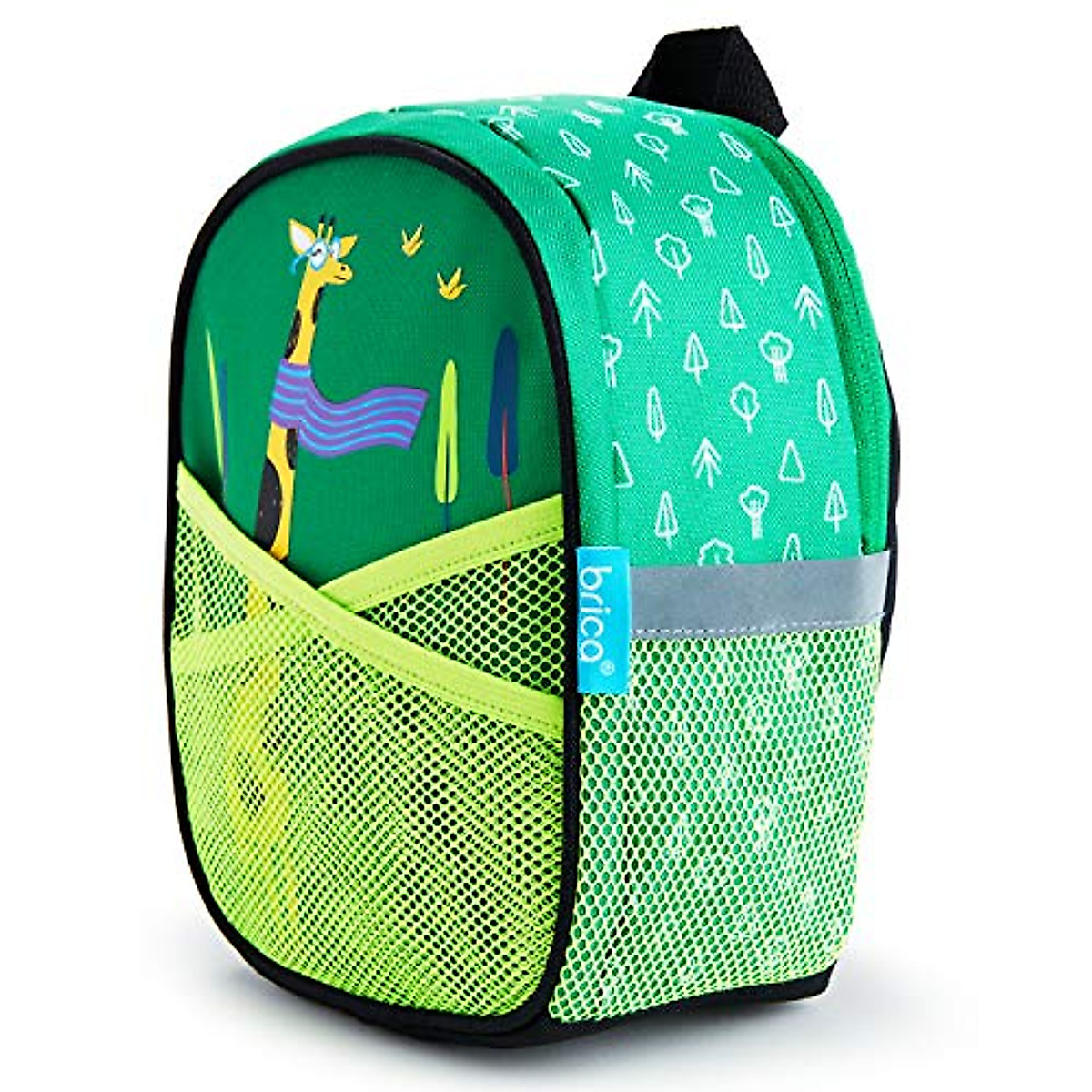 Munchkin® Brica® By-My-Side™ Toddler Safety Harness Backpack with Leash, Giraffe, Green