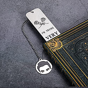 SC TV Show Gifts Bookmark David Merchandise Souvenir for TV Fans Funny Quote Items Bookmark for Book Lovers Humor Birthday Christmas Stocking Stuffers Gift for SC Fans Friends