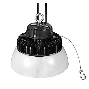 GRANDLUMEN LED High Bay UFO Light 150W, ETL Certified, 5000K Daylight White, LED Warehouse Lighting with PC Reflector