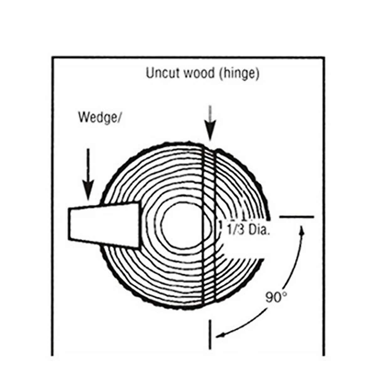 TIPU Felling Wedge for Safe Tree Cutting, 4 Pack: 8"(2-Pack)/5.5"(2-Pack), Tree Felling Wedge to Guide Trees Stabilize and Safely to Ground for Loggers and Fallers