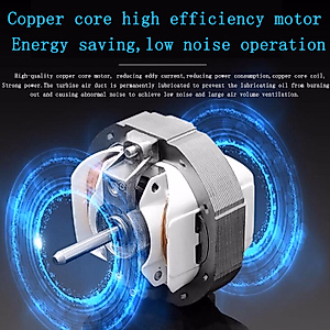 ICEMOB Bathroom Extractor Fan with Wireless Remote Control,Quiet Ventilation Vent Fans,Automatic Opening And Closing Check Valve,IPX2 Waterproof,Wall-Mounted Exhaust Fan for Kitchen,6 inches